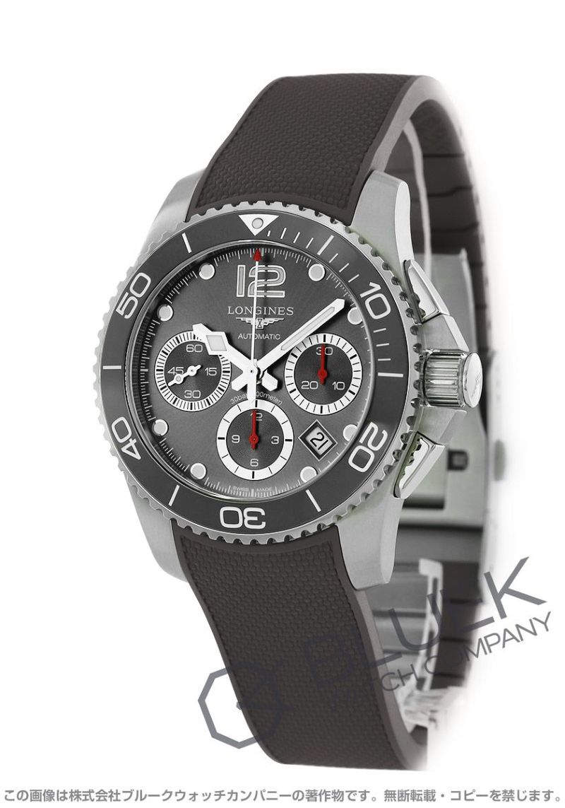 ロンジン ハイドロコンクエスト クロノグラフ 300m防水 メンズ L3.783.4.76.9 |腕時計通販ブルークウォッチカンパニー